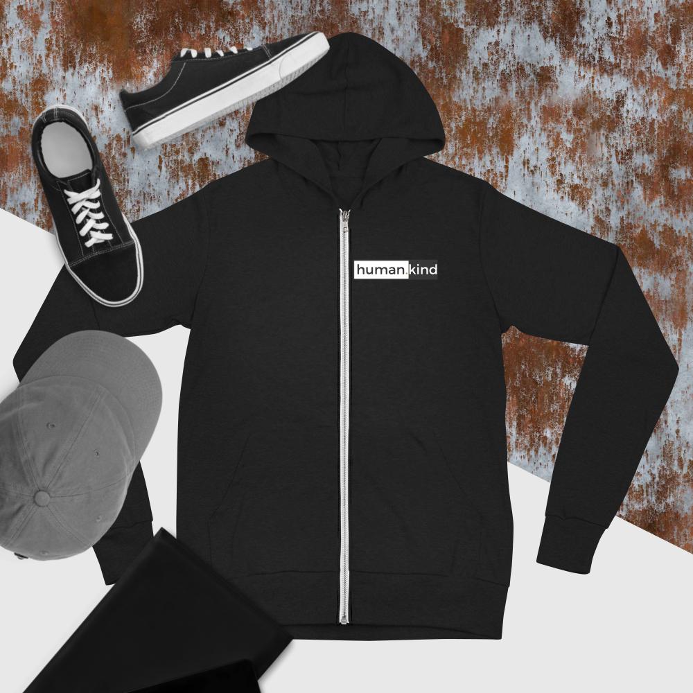 Human Kind Zip Hoodie Unisex - Human Kind Project